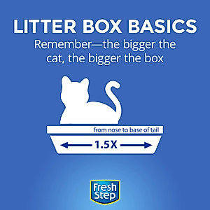 Fresh Step Clumping Cat Litter, Extreme, Long Lasting Odor Control Kitty Litter with Activated Charcoal, Low Dust Formula, 14 lb
