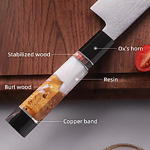 FINDKING 7 Inch Nakiri Chef Knife, Sharp Japanese Vegetable Knife, Sturdy Milk Street Knife, Stylish Usuba Knife, Perfect Home Cook's Knife (BLACK-ROSE Series)