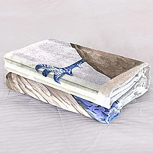 VBFOFBV Bed Blanket Nap Blanket Decorative for Bedroom Sofa Floor, Retro Painting Art Peacock Flower