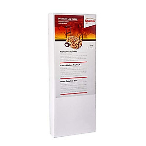 HY-C SLCAD Shelter Log Caddy Firewood Mover - 150 lbs. Capacity, All-Steel Frame, Easy-Tilt Design