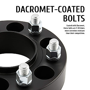 Orion Motor Tech 6x135 Wheel Spacers 1.5 inch 87.1mm Bore with M14x2.0 Studs Compatible with Ford F150 Ford Expedition Lincoln Navigator and More | 38mm Spacer Kit, Set of 4