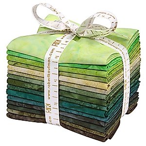 Robert Kaufman Fabrics FQ-832-15, Green 22 Inches