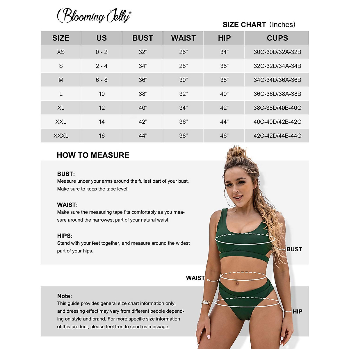 Blooming Jelly Womens High Waisted Bikini Set Two Piece Swimsuit Tie Knot Bathing Suits Swimwear 2025 (Large, Polka dot)