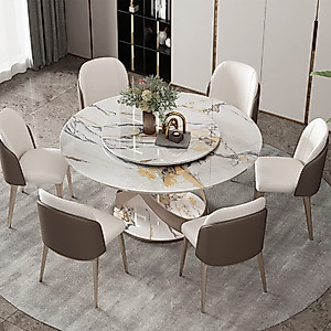 18 Inchs Lazy Susan Aluminum Bearing Metal Rotating Turntable Bearings Swivel Plate Hardware for Dining-Table and Workbench …