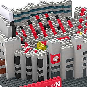 FOCO Nebraska Cornhuskers NCAA Mini BRXLZ Stadium - Memorial Stadium