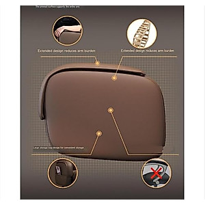 Home Office Desk Chairs, Swivel Chair Leather Computer Office Comfortable Home Ergonomic Swivel Chair (Color : White, Size : Foot Pedal)