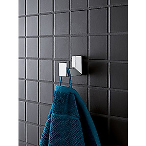 Grohe 40782000 Selection Cube Robe Hook, Starlight Chrome
