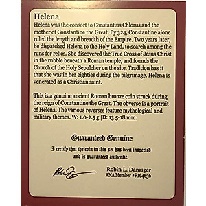 324 IT 328 AD Mother of Constantine The Great Helena Roman Coin Fine NGC