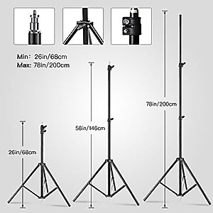 【Upgrade LED】 MOUNTDOG Softbox Lighting Kit, Photography Studio Light with 19.7"X27.5" Reflector and 3 Colors Temperature 45W Bulb with Remote, Professional Photo Studio Equipment for Portrait Video