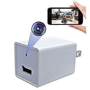 DENT Spy Camera Wireless Hidden WiFi Camera 1080P HD Nanny Cam Pet Security Camera Indoor, White