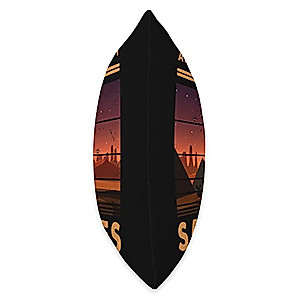 Alien Gifts For Men And Women Ancient Astronaut Theorists Say Yes UFO Alien Retro Sunset Throw Pillow, 16x16, Multicolor