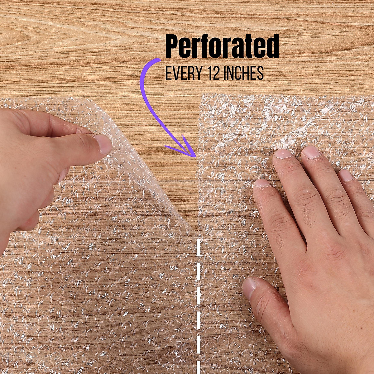 Mr. Pen- Bubble Cushioning Wrap Roll, 12 Inch X 36 Feet, Perforated Every 12", Bubble Wrap for Packing, Bubble Wrap Roll, Packing Bubble Wrap for Moving, Shipping Bubble Wrap, Bubble Pouches Roll