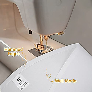 6 Pack White Round Tablecloths 120 Inch - Circle Bulk Linen Polyester Fabric Washable Table Clothes Cover for Wedding Reception Banquet Party Buffet Restaurant