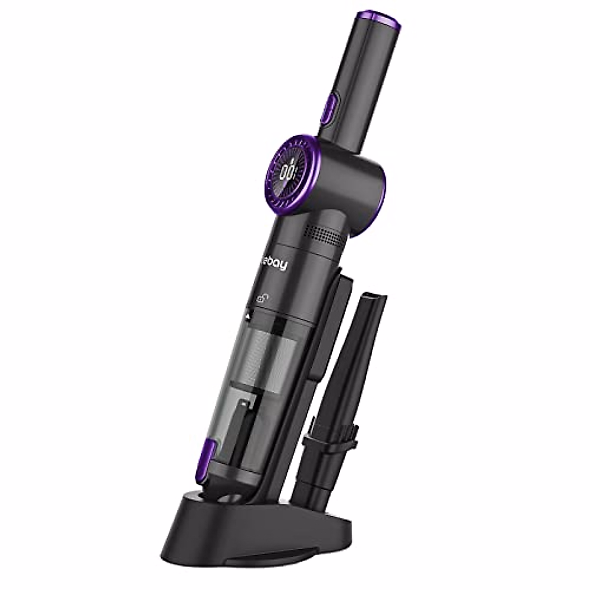 Nicebay Handheld Vacuum Cordless, 15KPA Strong Suction Hand Held Vacuum Cleaner with LED Display, Lightweight Mini Car Vacuum Cordless Rechargeable, Portable Hand Vacuum Cleaner for Car, Home and Pet