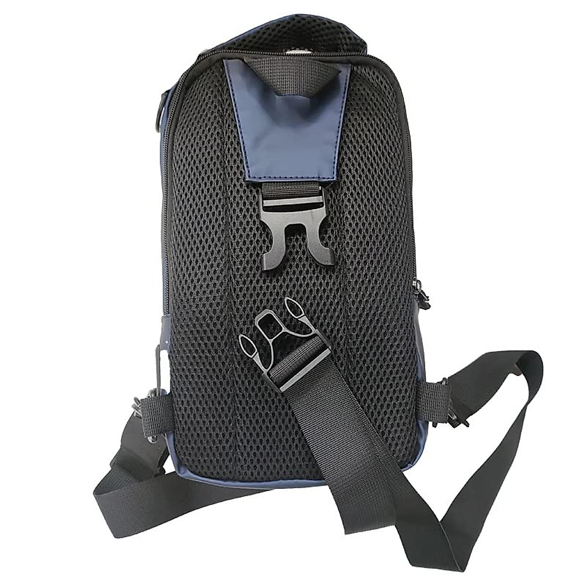 CHARGELLA Sling Bag for Men & Women Waterproof Shoulder Daypack Crossbody Backpack for Travel Hiking with USB Charging Port (Gray)