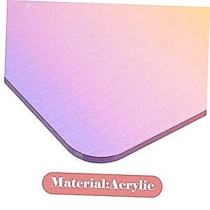 COHEALI 2pcs Plate Clamp Writing Board Stenography Board Clip Board Office Plastic Paper Writing Clip Office Clip Boards Clipboard Exam Paper Clips Student Paper Clip Boards