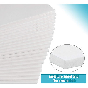 20 Pack Foam Board 11"x14" Foam Core Backing Board 1/8" Thick White Foam Boards for Projects Poster Foam Board Presentation Board for School, Crafts, Office & Art Projects