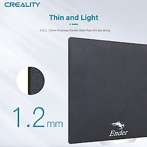 Creality Official Ender 3 Build Plate, 235x235mm Double-Sided Magnetic Bed Plate Smooth+Textured Surface Flexible Removable Printing Platform for Ender 3/3 V2/3 Pro/3 S1/3 S1 Pro/5/5S/5 Pro