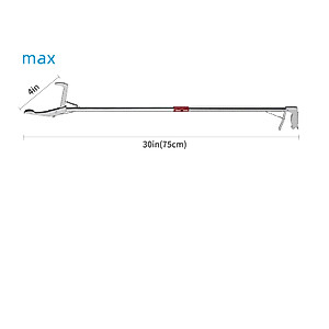 RAOMEIDE 30In Fireplace Tongs Log Grabber, Fire Tongs for Fire Pit, Campfire Firewood Tongs Outside