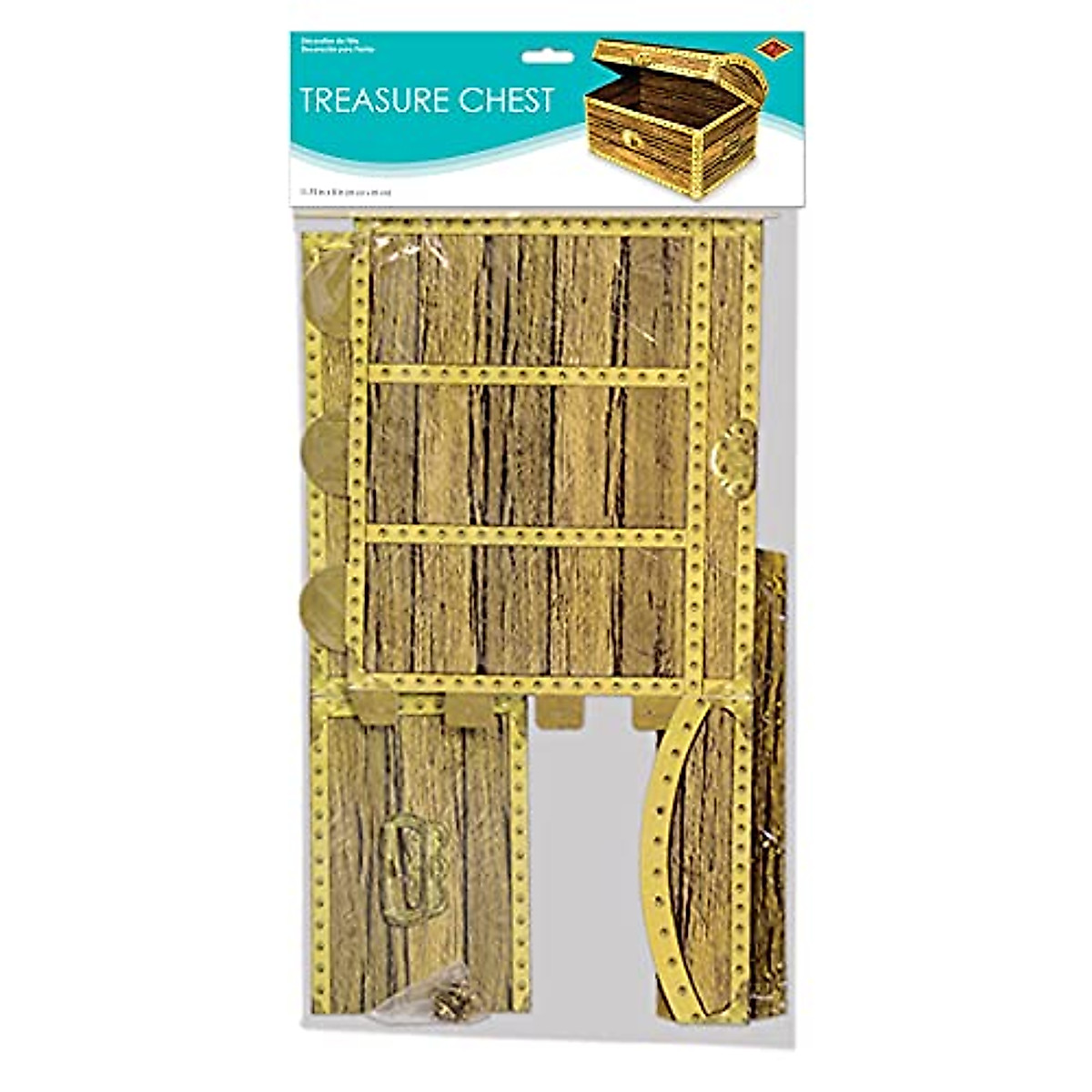 Treasure Chest Box Party Accessory (1 count) (1/Pkg)