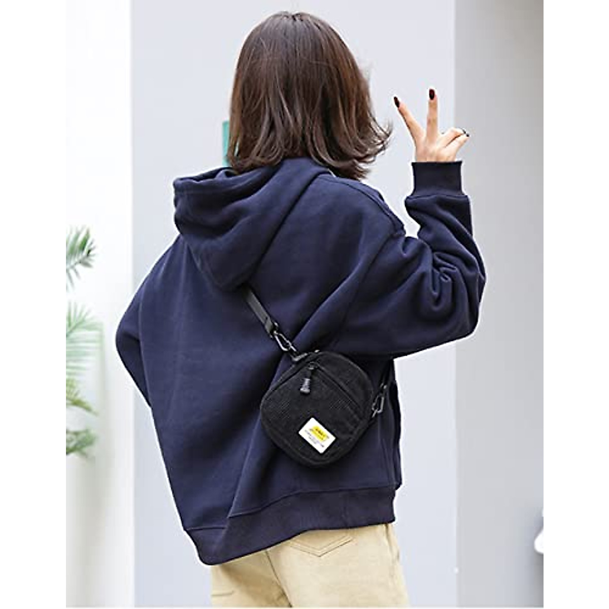 Corduroy Crossbody Bag Women Cell Phone Purse Small Tote Bag Satchel Bag Tote Handbag Shoulder Bag Satchel Bag Hobo Bag