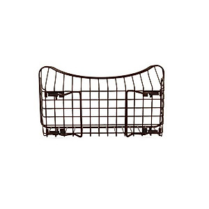 Spectrum Diversified Ashley Stackable Storage Basket, Large, Bronze (20324)