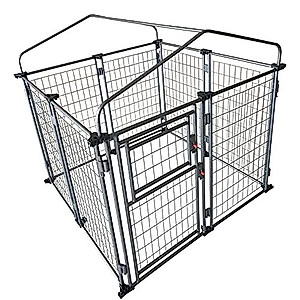 TWO by TWO Haven Expandable Kennel, Black, Medium