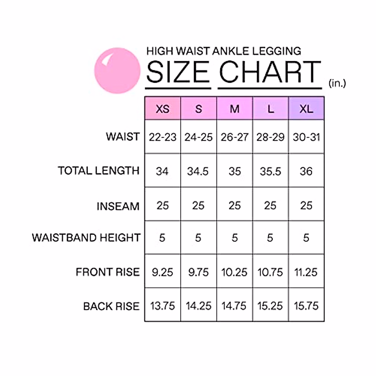 Yogalicious Lux High Waist Elastic Free Side Pocket Ankle Legging - Black - Medium