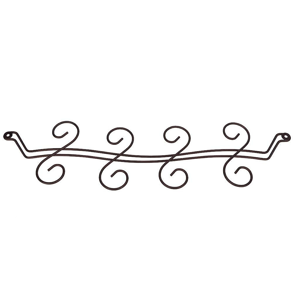 DBYAN Under Cabinet Wine Glass Rack Stemware Holder,Holds up to 8 Glasses Vintage Style Stainless Steel Wall-Mounted Hanging Wine Glass Hanger For Bar Home Cafe,Oil Rubbed Bronze