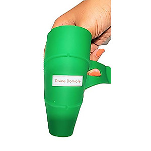 Improved Flexible Silicone Spoon Rest | Spoon Rests for Kitchen | Spoon Holder | Silicone Utensils | Ladle Holder | Spoon Holder for Kitchen | Utensil Rest | Kitchen Spoon Rest - (Green, 1)