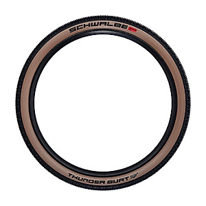 Schwalbe - Thunder Burt MTB and Cross Tubeless Folding Bike Tire | 29 x 2.25 | Evolution Line, Super Race, Addix SpeedGrip | Black/Transparent