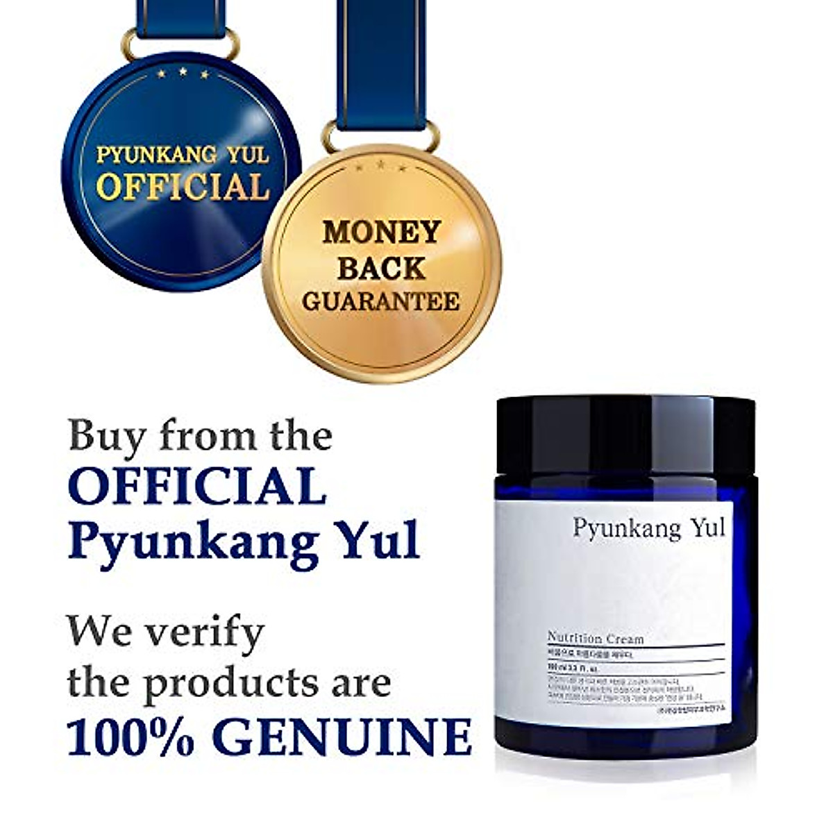 PYUNKANG YUL Nutrition Cream - Korean Skin Care Face Cream - Facial Moisturizer for Dry and Combination Skin Types - Healthy Natural Ingredients Shea Butter, Macadamia Deeply Moisturize Skin | 3.4 Fl. Oz.