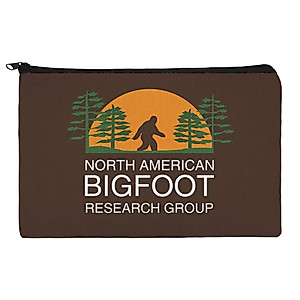 North American Bigfoot Research Group Pencil Pen Organizer Zipper Pouch Case