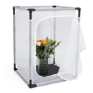 36" Large Monarch Butterfly Habitat Cage, Outdoor Insect Mesh Cage Terrarium 24" x 24" x 36"