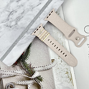 Kakurookie Decorative Rings Loops Compatible with Apple Watch Silicone Bands Charms 49mm 45mm 44mm 42mm 41mm 40mm 38mm iWatch Series 10 9 8 7 6 5 4 3 2 1 SE 2 Ultra 2 Charms Accessories (No Band)