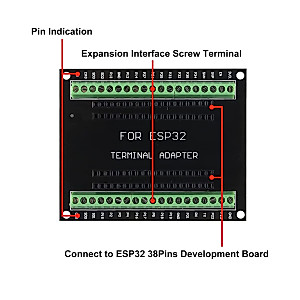 HiLetgo 3pcs ESP32 GPIO Board ESP32S Pin Out IO Out 1 into 2 for ESP32 ESP32S Development Board