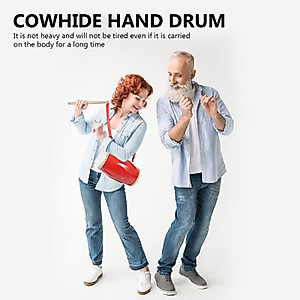 1 Set Portable Waist Drum Hand Drum for Celebration Performance Kids Drum Set