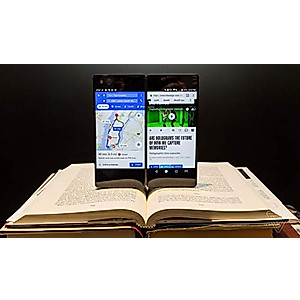 ZTE Axon M Z999 Unlocked GSM Smartphone w/ 20MP Camera and Foldable Dual Screens (for Multi-Tasking) - Carbon Black