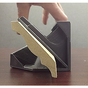 General Tools Crown King Molding Cutting Jig #881 with Protractor, Yellow