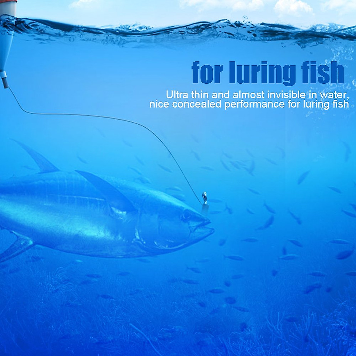 4Pcs Nylon Fishing Line, 0.15mm Soft High Tensile Beads Thread Sea Fishing Tackle Accessory 200m for Fishing for Fishing for Fishing Black Fishing Line