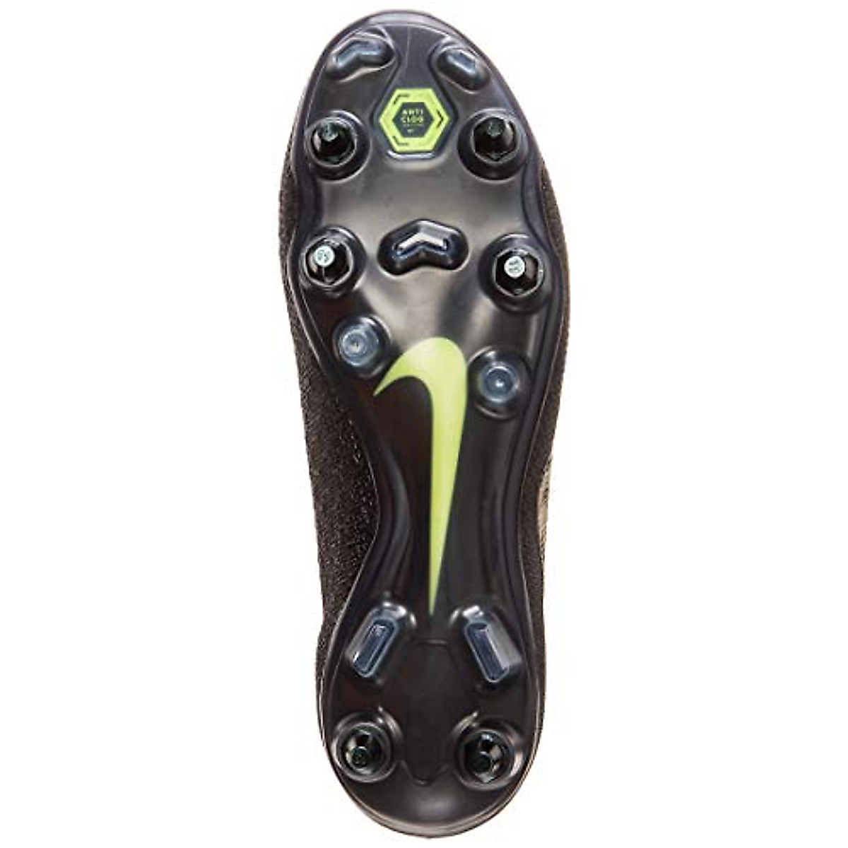 Nike Phantom VSN Elite DF SG-Pro AC Mens Football Boots AO3264 Soccer Cleats (UK 6 US 7 EU 40, Black Vivid Gold 077)