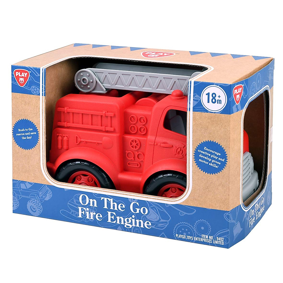 PlayGo On The Go Fire Engine Mini Truck Learning Education Interactive Activity Toy for Toddlers Age 18 Months & Up (1)