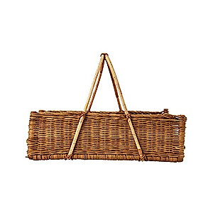 Creative Co-Op Decorative Rattan Hanging, Natural Basket