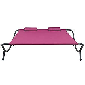 BULANED Outdoor Sofa,Patio Furniture Set,Outdoor Furniture, Patio Bed Fabric Pink