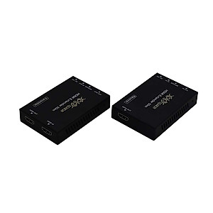 XOLORspace HT004S 60m 4K 60HZ 4:4:4 HDMI Extender Over CAT6 with HDMI Loop Out, IR Return Signal, PoC, HDMI 2.0b & HDCP 2.2 Standard, Bandwidth 18Gbps