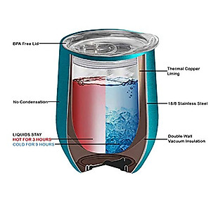 Fancyfams Sister Gifts from Sister, Brother, Funny Gifts for Sister, Sister in Law, Birthday Gifts for Sister - Unbiological, Soul Sister, Wine Tumbler (Being Sister -Turquoise)