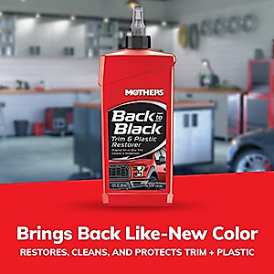 Mothers 06112 Back-to-Black Trim & Plastic Restorer, 12 fl. oz.