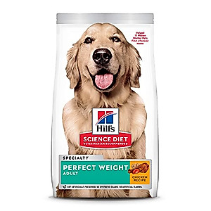 Hill's Science Diet Dry Dog Food, Adult, Perfect Weight for Healthy Weight & Weight Management, Chicken Recipe, 28.5 lb. Bag