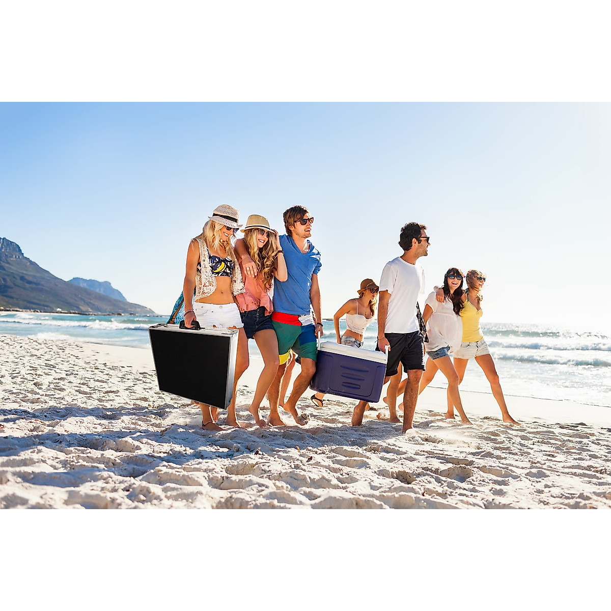 8-Foot Professional Beer Pong Table w/Cup Holes - Indiana Basketball Court