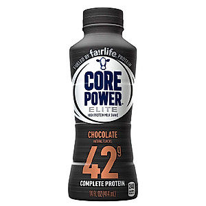 World Group Packing Solutions Fairlife Core Power Elite 42g High Protein Milk Shakes Variety 6 Pack - Vanilla, Chocolate, Strawberry - Ready to Drink for Workout Recovery, 14 Fl Oz